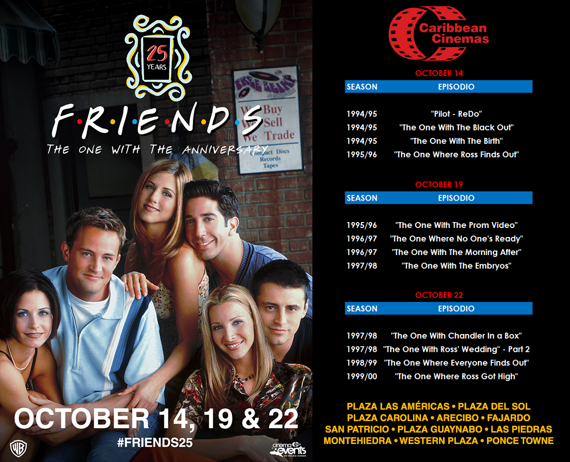 F•R•I•E•N•D•S 25th: THE ONE WITH THE ANNIVERSARY